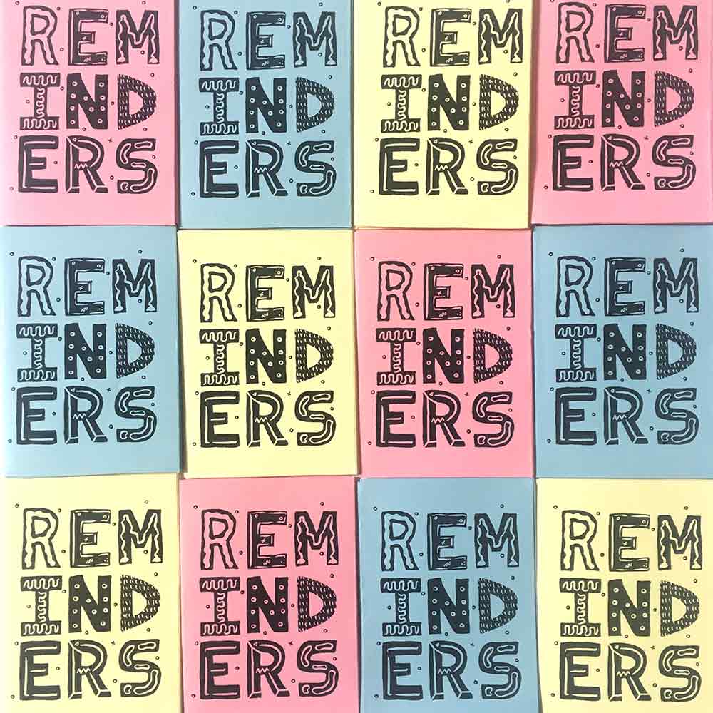 'Reminders' Zine – Pangjewellery